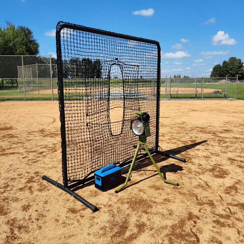 Pitching Machine Protective Square Screen | Cages Plus